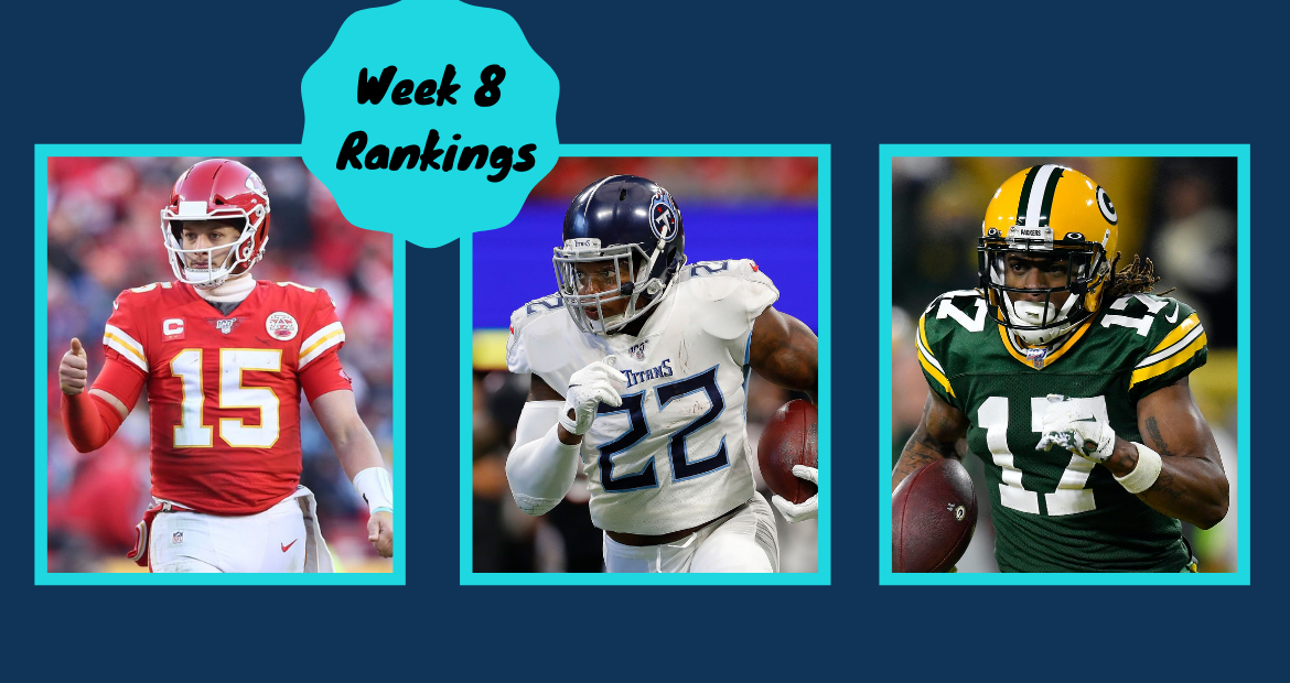 Fitz on Fantasy: 2020 Week 8 Complete Fantasy Rankings | The Football Girl