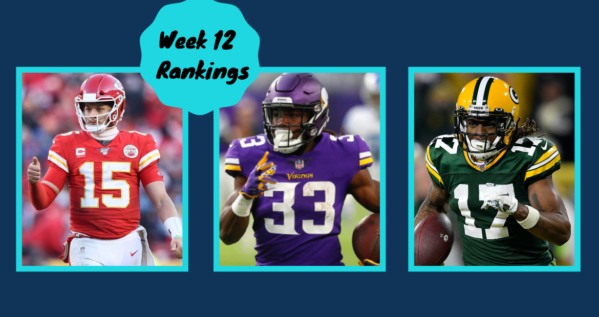 Fitz on Fantasy: Week 12 2020 Complete Rankings | The Football Girl